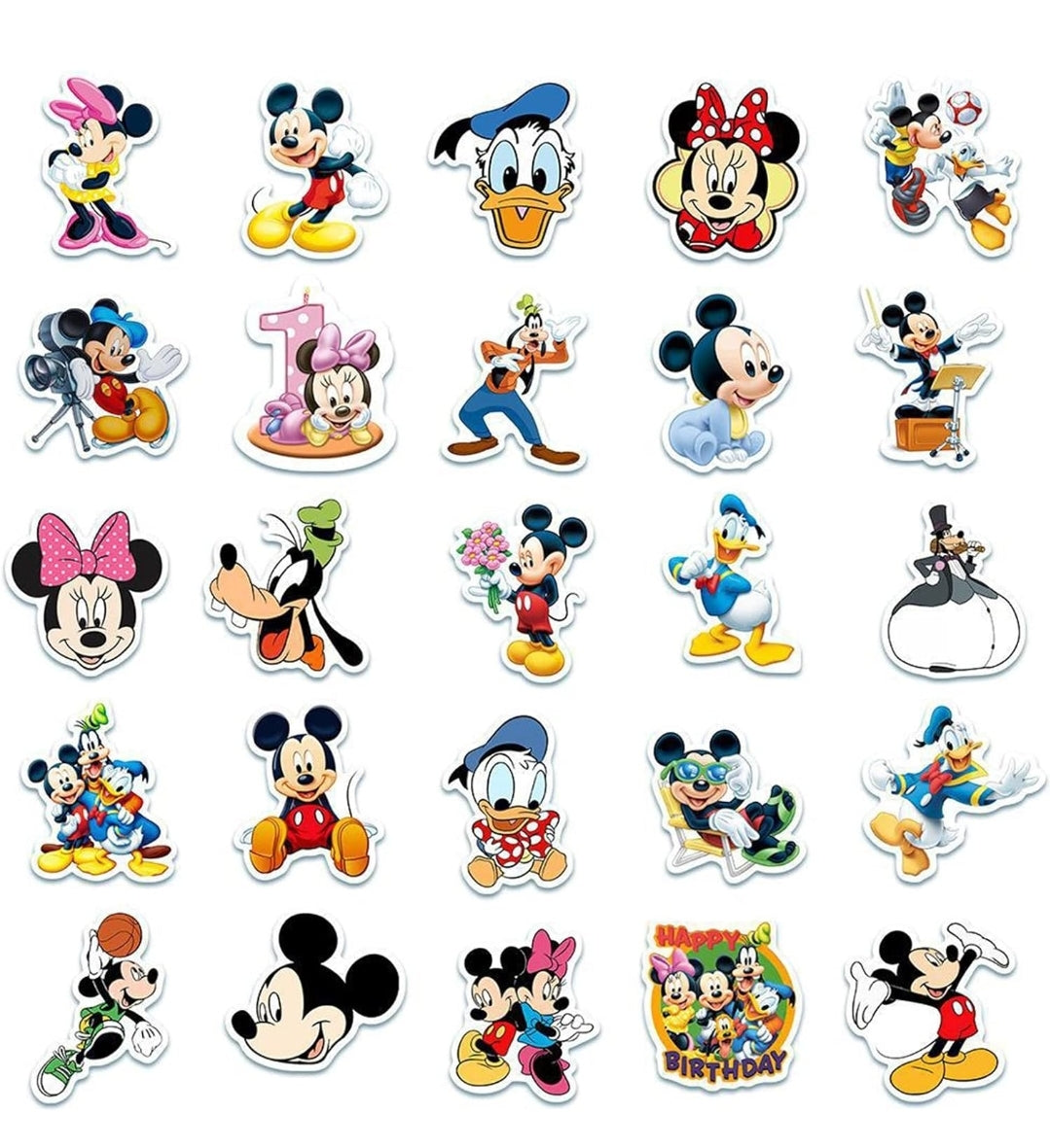 100 Stickers Minnie Mouse y personajes de Disney – Moonstone-gt